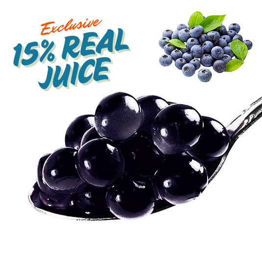 Blueberry Flavor Popping Pearl (3.2kg) | Hank's Tea Bubble Tea Wholesale
