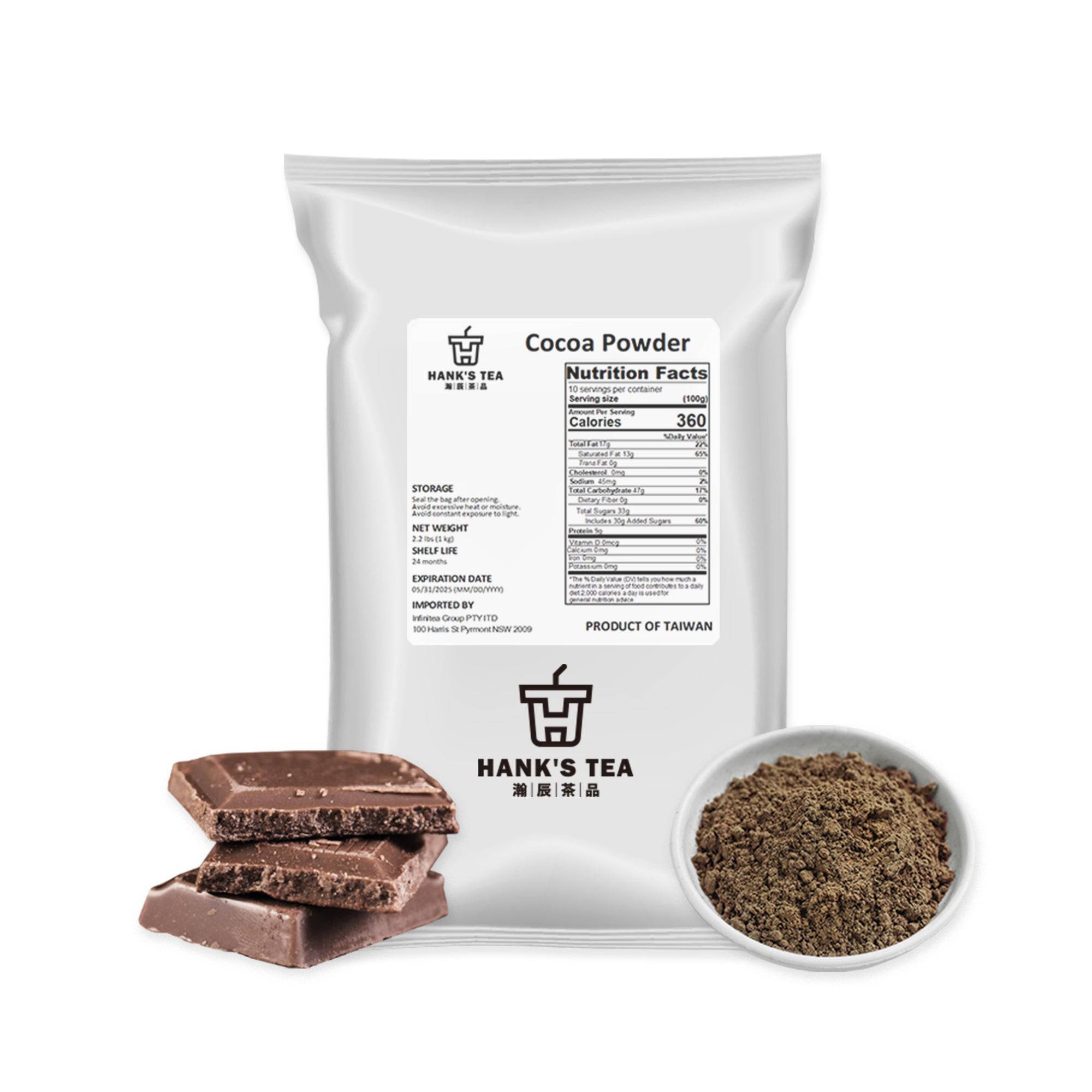 Chocolate Flavor Powder (1kg) | Hank's Tea Bubble Tea Wholesale