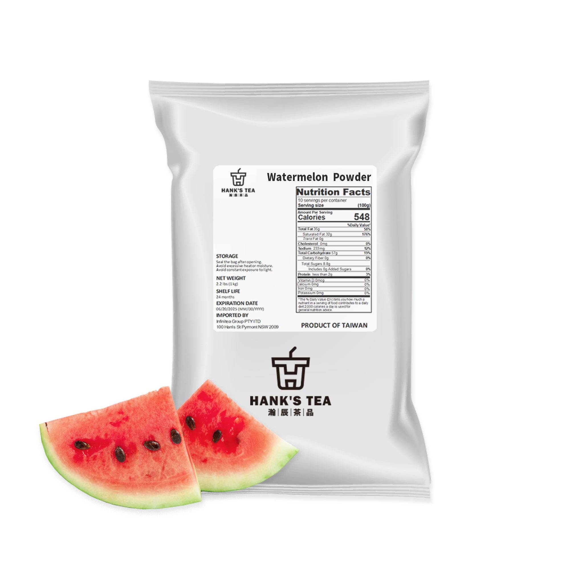 Watermelon Flavor Powder (1kg) | Hank's Tea Bubble Tea Wholesale