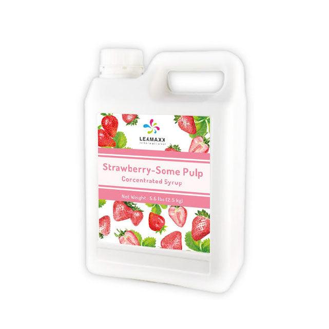 Strawberry Flavor Syrup (2.5kg) | Hank's Tea Bubble Tea Wholesale