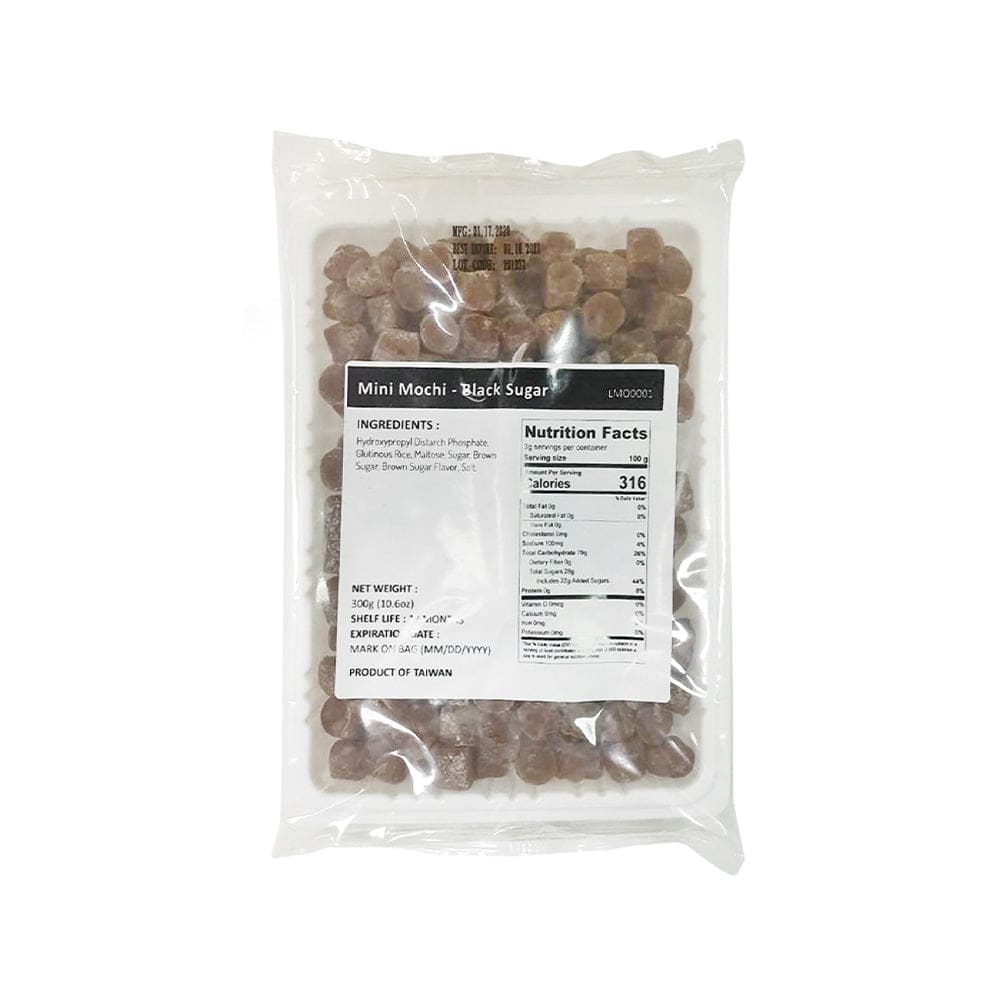 Mini Mochi Brown Sugar Flavor (300g) | Hank's Tea Bubble Tea Wholesale