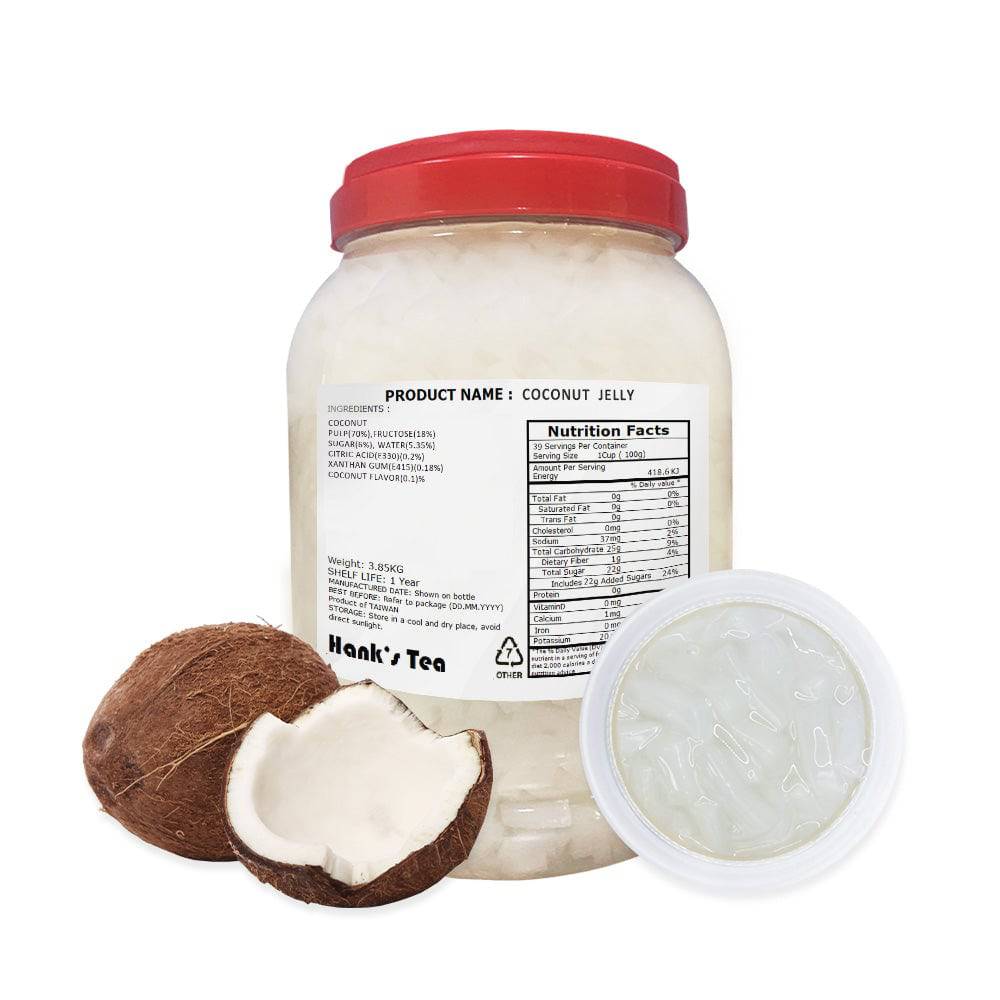 Coconut Jelly- Coconut Flavour (3.85kg) | Hank's Tea Bubble Tea Wholesale