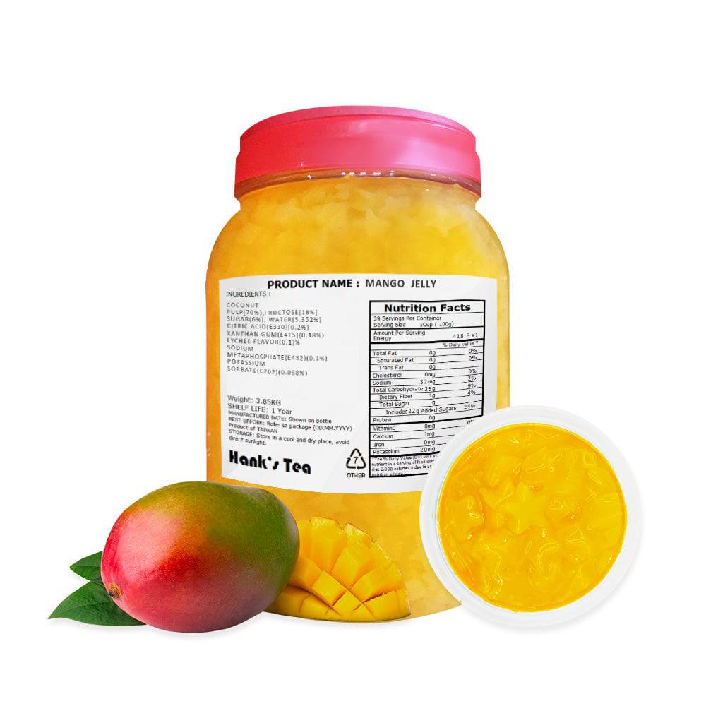 Star Shape Coconut Jelly - Mango Flavor (3.85kg) | Hank's Tea Bubble ...